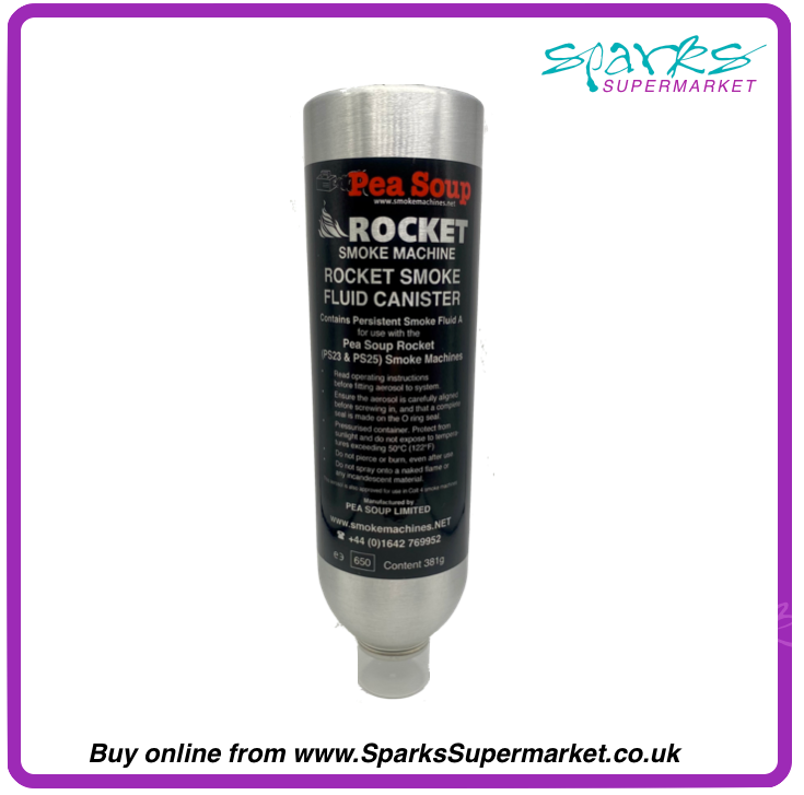 Rocket Smoke Fluid Aerosol Canisters – Sparks Theatrical Lighting ...