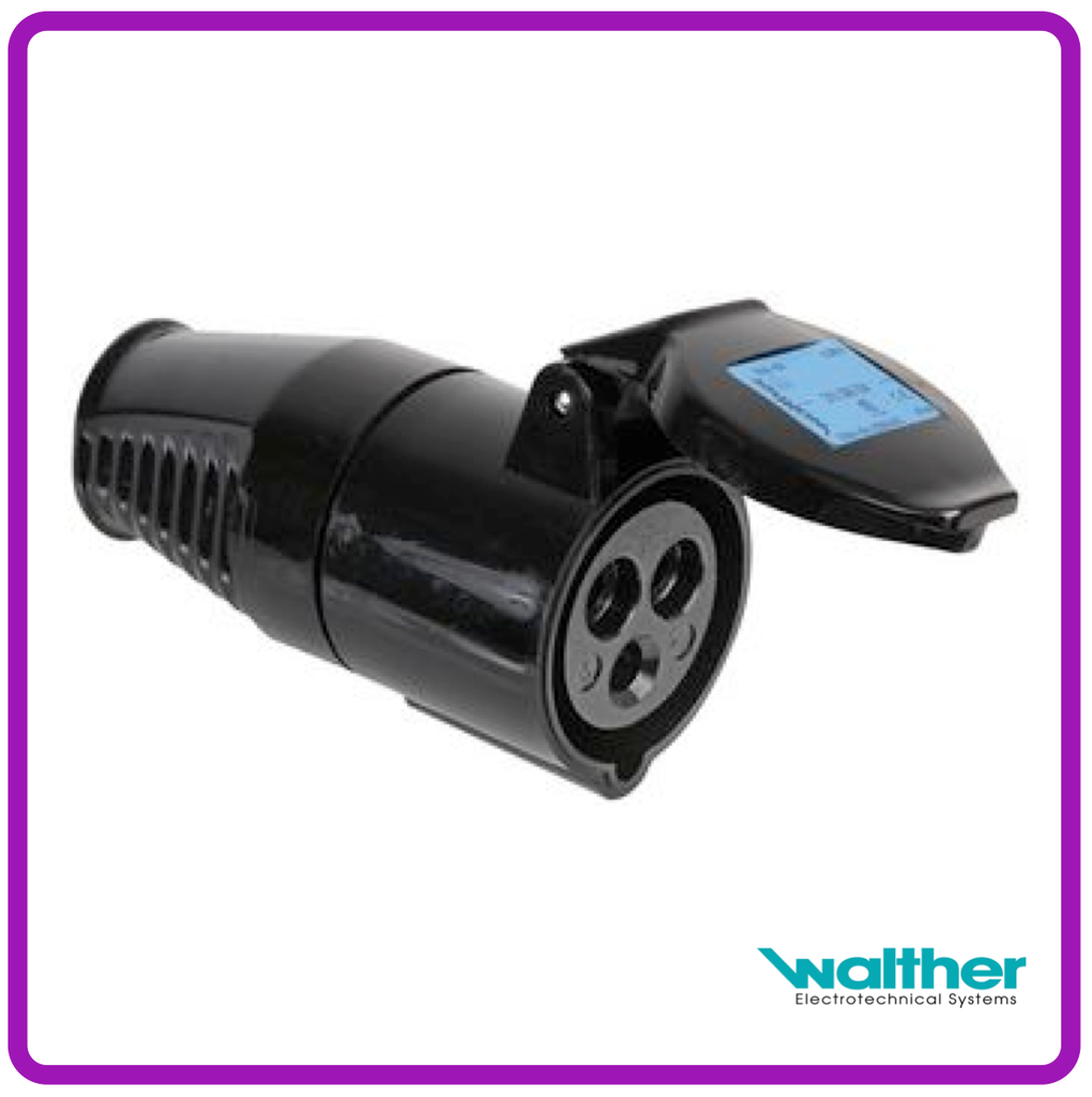 16A 240V COUPLER / SOCKET - BLACK - WALTHER 315306SW – Sparks ...