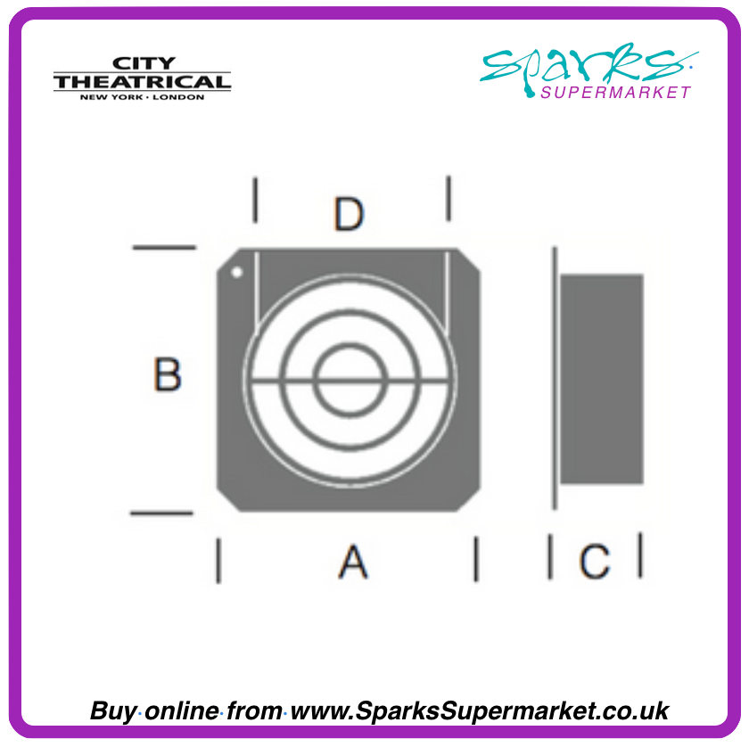 Concentric Ring for ETC S4 Par / Parnel (2484) 191mm – Sparks Lighting ...