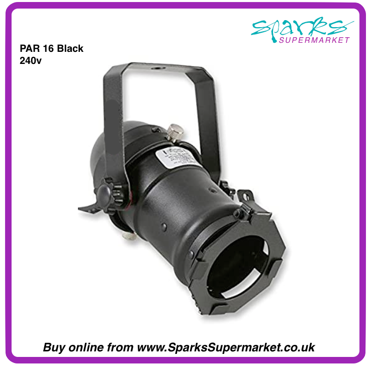 Par 16 Mini Parcan "Birdie", GU10, 230v – Sparks Theatrical Lighting ...